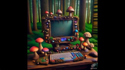 🍄 Mushroom Computer Natures Technological Marvel 💻🌿 Futureart