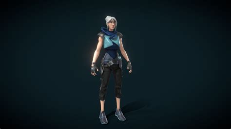 Valorant Jett 3d Model By Xinci [8f636a0] Sketchfab
