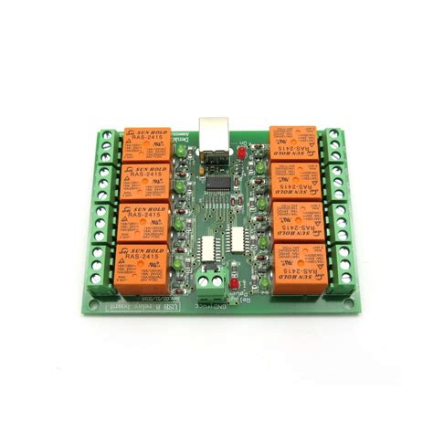USB Eight Channel Relay Board For Automation