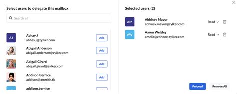 Mailbox Delegation Admin Settings Zoho Mail