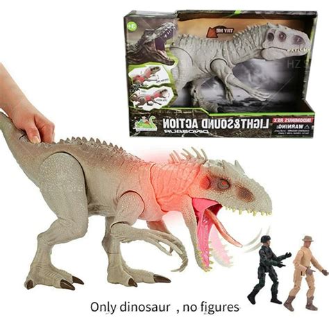 Jual Jurassic Park Electric Indominus Rex T Rex Dinosaur Toys With