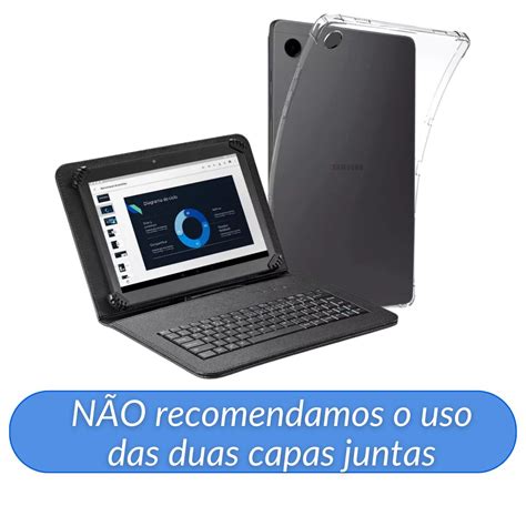 Capa Com Teclado Para Tablet Samsung Galaxy A9 Plus X216x210