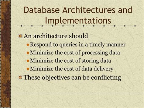 Ppt Database Architectures And Implementations Powerpoint