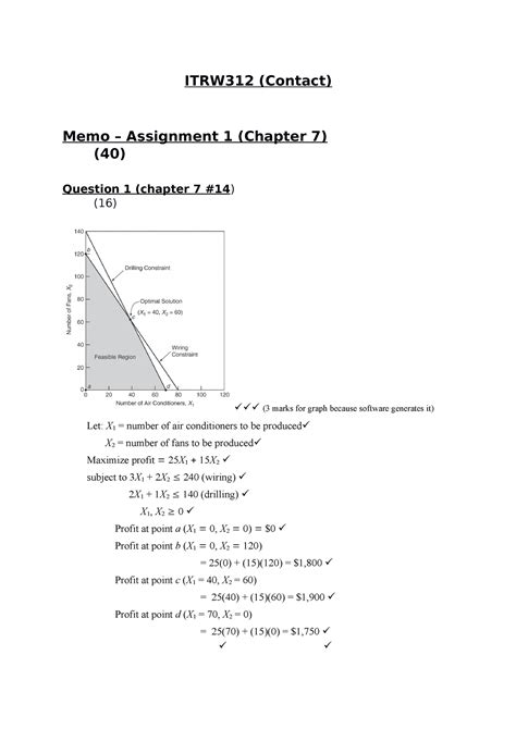 Memo Assignment 1 Contact Itrw312 Contact Memo Assignment 1