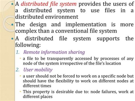 Distributed File Systems Chapter 9 Pptx