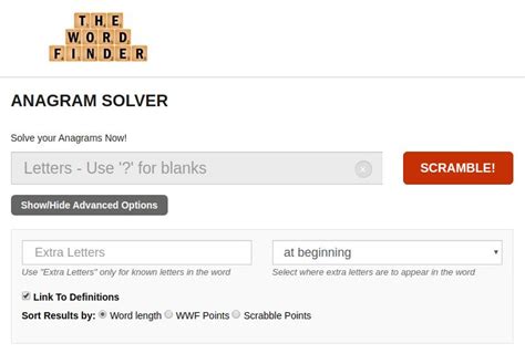 Anagram Generator 11 Best Free Anagram Generators In 2025