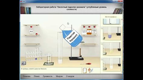 Электронный курс Химия Виртуальная лаборатория Опыт Кислотный