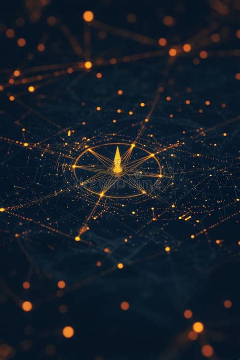 Abstract Technology Background Neural Network Big Data Global Communications Network Concept