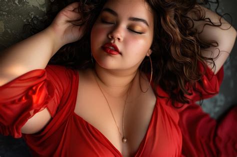 Plus Size Woman Generative Ai Premium Ai Generated Image