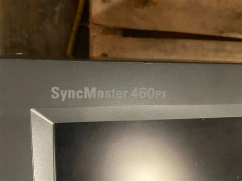 Samsung SyncMaster 460PX Monitor Powered On At Time Of Auction For Sale