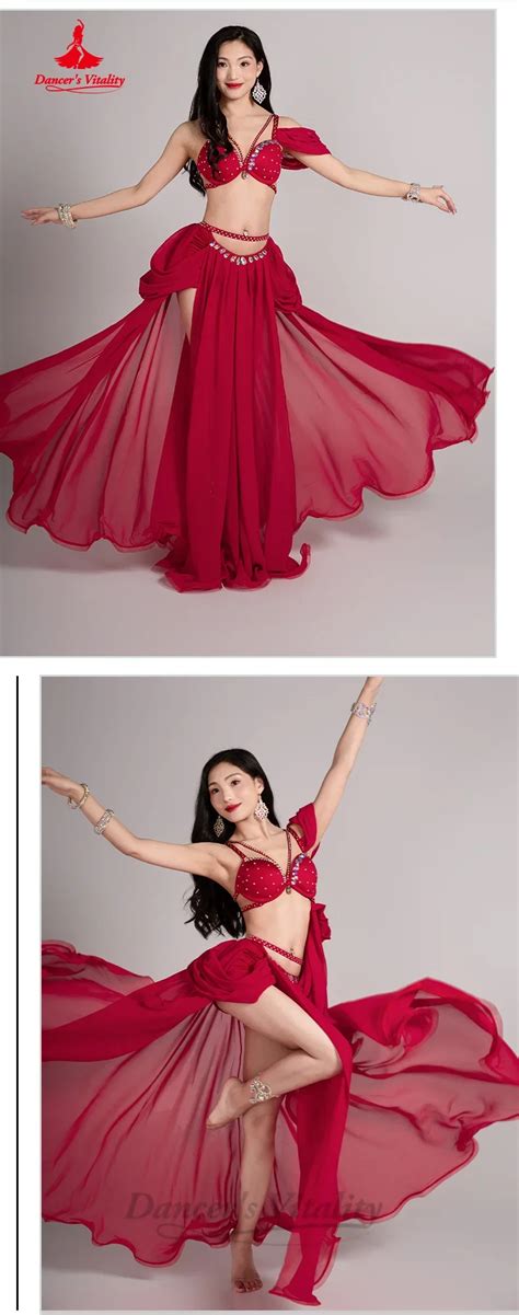 Комплект костюма танцовщицы живота индивидуальный бюстгальтер с камнями Ab для пожилых людей