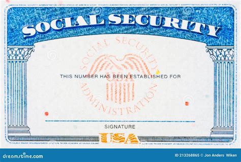 Social Security Card Template Pdf