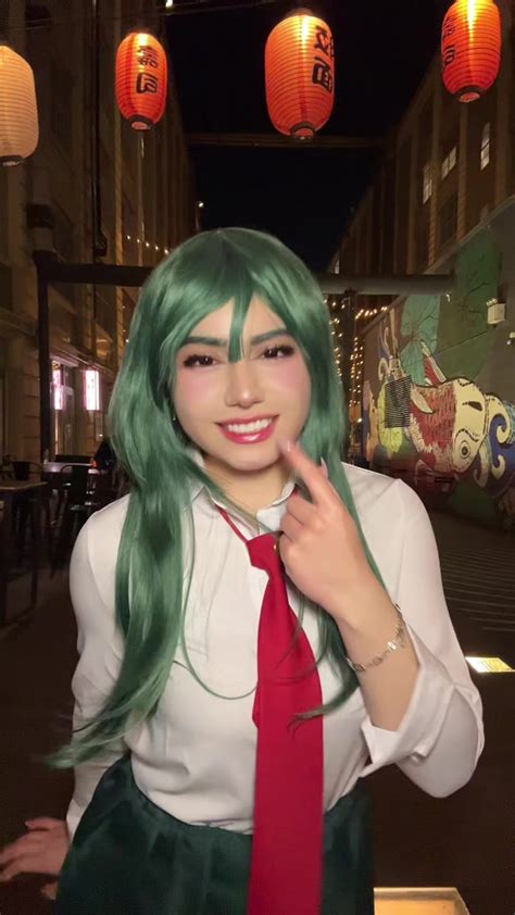 Catchy Dance Challenge With Tsuyu Asui From My Hero Academia Tiktok