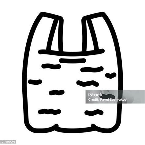 가방 플라스틱 패키지 라인 아이콘 벡터 일러스트 레이 션 0명에 대한 스톡 벡터 아트 및 기타 이미지 0명 Microplastic 가방 Istock