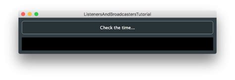 tutorial listeners and broadcasters juce