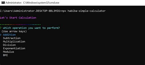 Video Project Typescript Calculator Application With Inquirer And Chalk Habiba Khan Posted