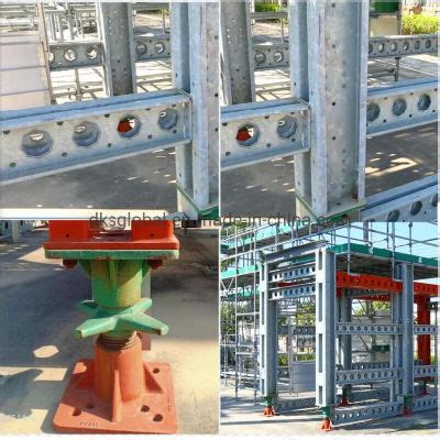 Steel Concrete Formwork With Shoring Jack And Components In Construction Building Material