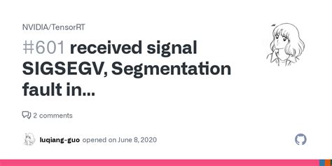 Received Signal Sigsegv Segmentation Fault In Nvinfer1