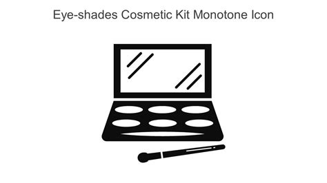 Eye Shades Cosmetic Kit Monotone Icon In Powerpoint Pptx Png And Editable Eps Format