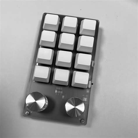 Teclado Macro 12 Teclas 2 Perillas Hotswap Programable Teclado Mecánico De Una Mano Walmart