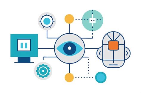 premium vector machine vision ai amp image recognition graphics