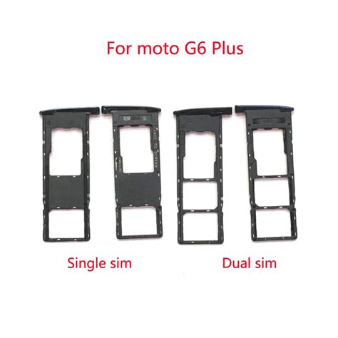 For Motorola Moto G Plus Sim Card Tray Holder Slot Single Dual Sim Replacement Part In Sim Card