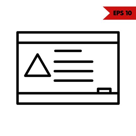 Illustration Of Id Card Line Icon 16934244 Vector Art At Vecteezy