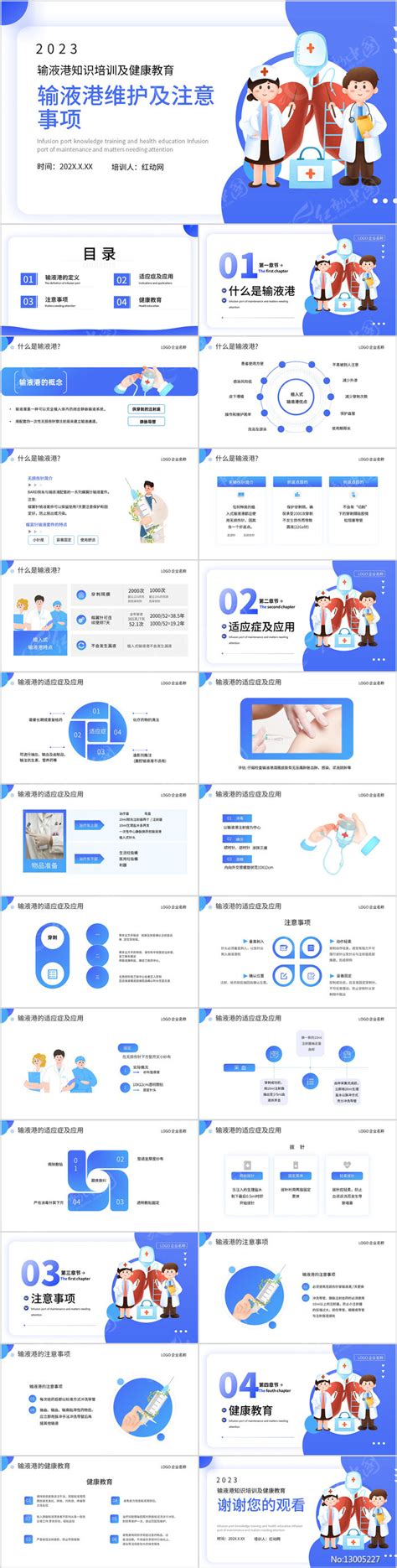 医疗输液港维护及注意事项培训PPT01下载 红动中国