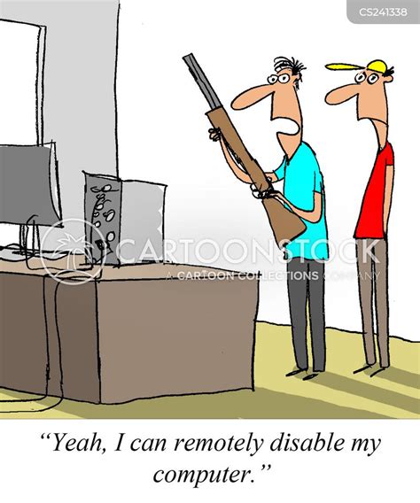remotely disable cartoons and comics funny pictures from cartoonstock