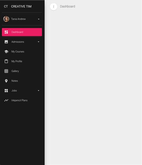 Mini Sidebar Not Working Material Dashboard Pro Html · Issue 180 · Creativetimofficial Ct