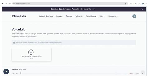 Voice Cloning With Elevenlabs