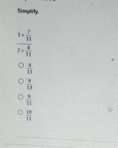 Solved Simplify Chegg Com