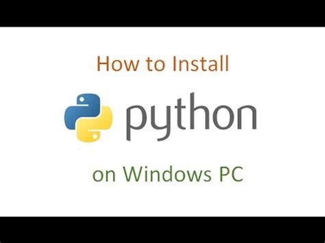 How To Install Python On Windows PC YouTube