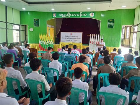 အိမ်မဲမြို့နယ် အထက ၁ တွင် ကြက်ခြေနီရှေးဦးပြုစုခြင်းအခြေခံသင်တန်း အမှတ်စဥ် ၁ ၂၀၂၄ သင်တန်း ဖွင့