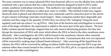 Solved Lab 1 Day 3 Activity 1 Isolation Of Plasmid Dna