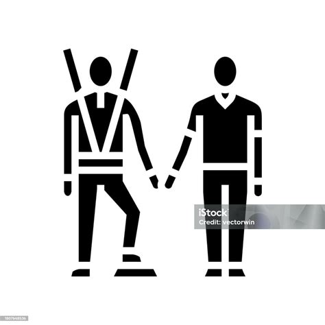 생활 기술 훈련 작업 치료사 글리프 아이콘 벡터 일러스트 레이 션 건강관리와 의술에 대한 스톡 벡터 아트 및 기타 이미지 건강관리와 의술 벡터 보살핌 Istock