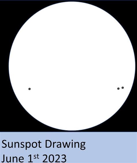 sunspot drawing june 1st r askastronomy