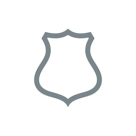 Premium Vector Shield Shape Icon Vector Template