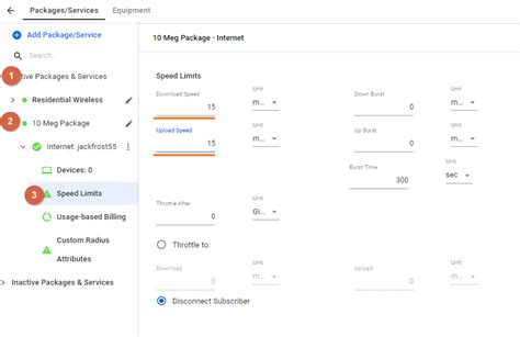 Automate Speed Limit Reset For Wireless Services VISP Help Documentation