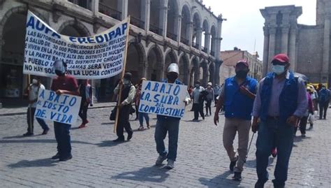 Pobladores De Paucarpata Protestaron Contra Sedapar Por Planta De Agua