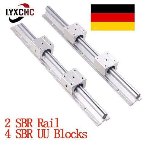 PCS Linear Guide Rail SBR SBR SBR SBR Mm PCS UU Beare Block