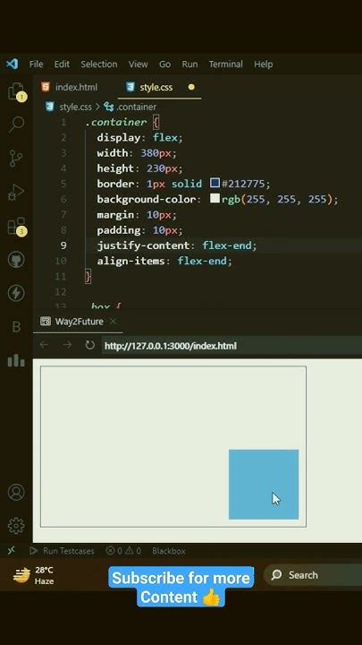 Difference Between Justify Content And Align Items Javascriptinterviewquestions Htmlcsswebsite
