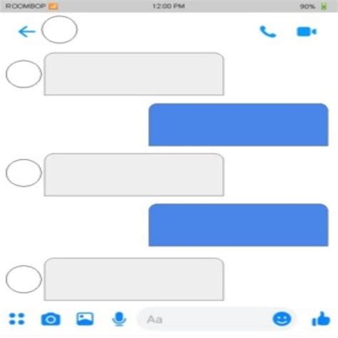 Facebook Messenger Template Editable On Google Slides Teacha