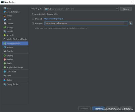 Idea 无法创建springboot项目（initialization Failed For Startspring