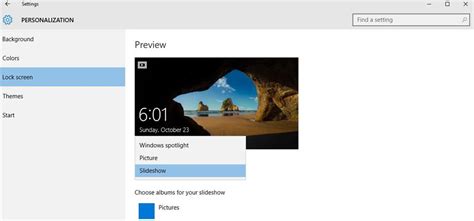 Windows 10 Lock Screen Slideshow Settings Microsoft Community