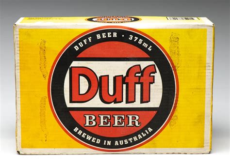 Lot An Unopened Duff Beer Slab Containing 24 X 375ml Cans W 40 5cm