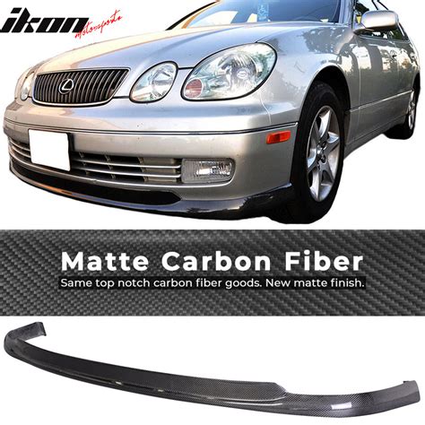 Ikon Motorsports Front Bumper Lip Compatible With 1998 2005 Lexus Gs300 Gs400 Gs430 Matte