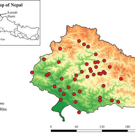 Topography Of Karnali River Basin Derived Using Alos World 3d 30 M Download Scientific Diagram