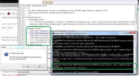 C Encrypt App Or Nfig Using Aspnetregiis Section Xyz Not