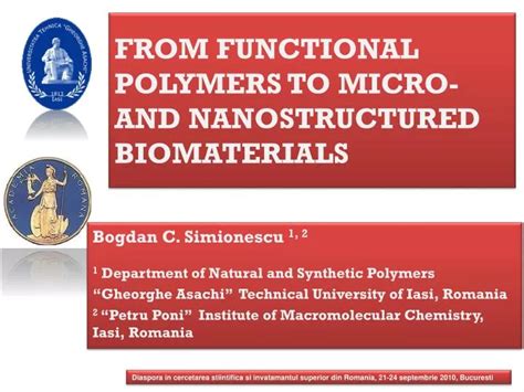 Ppt From Functional Polymers To Micro And Nanostructured Biomaterials Powerpoint Presentation